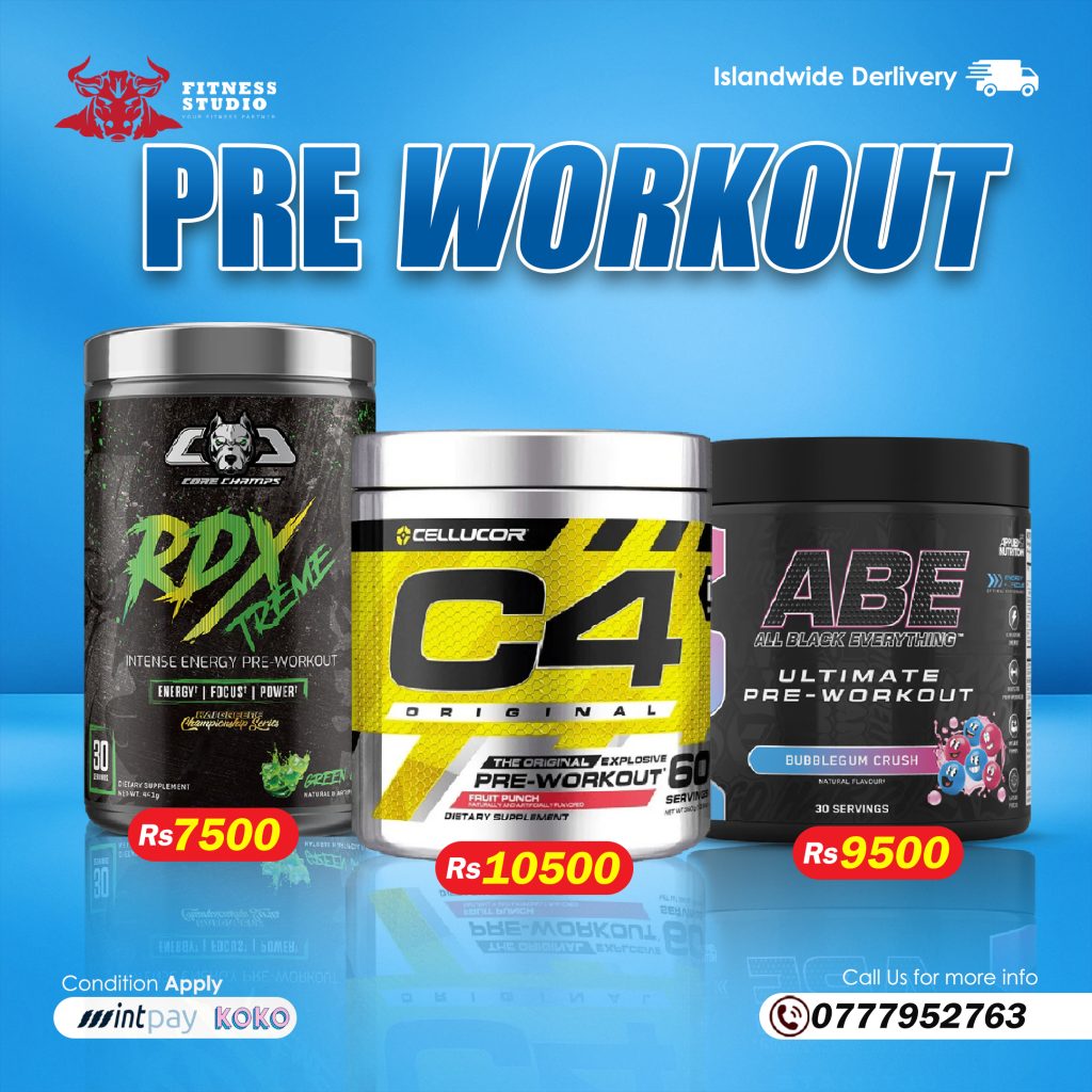 Pre-Workouts - Fitness Studio